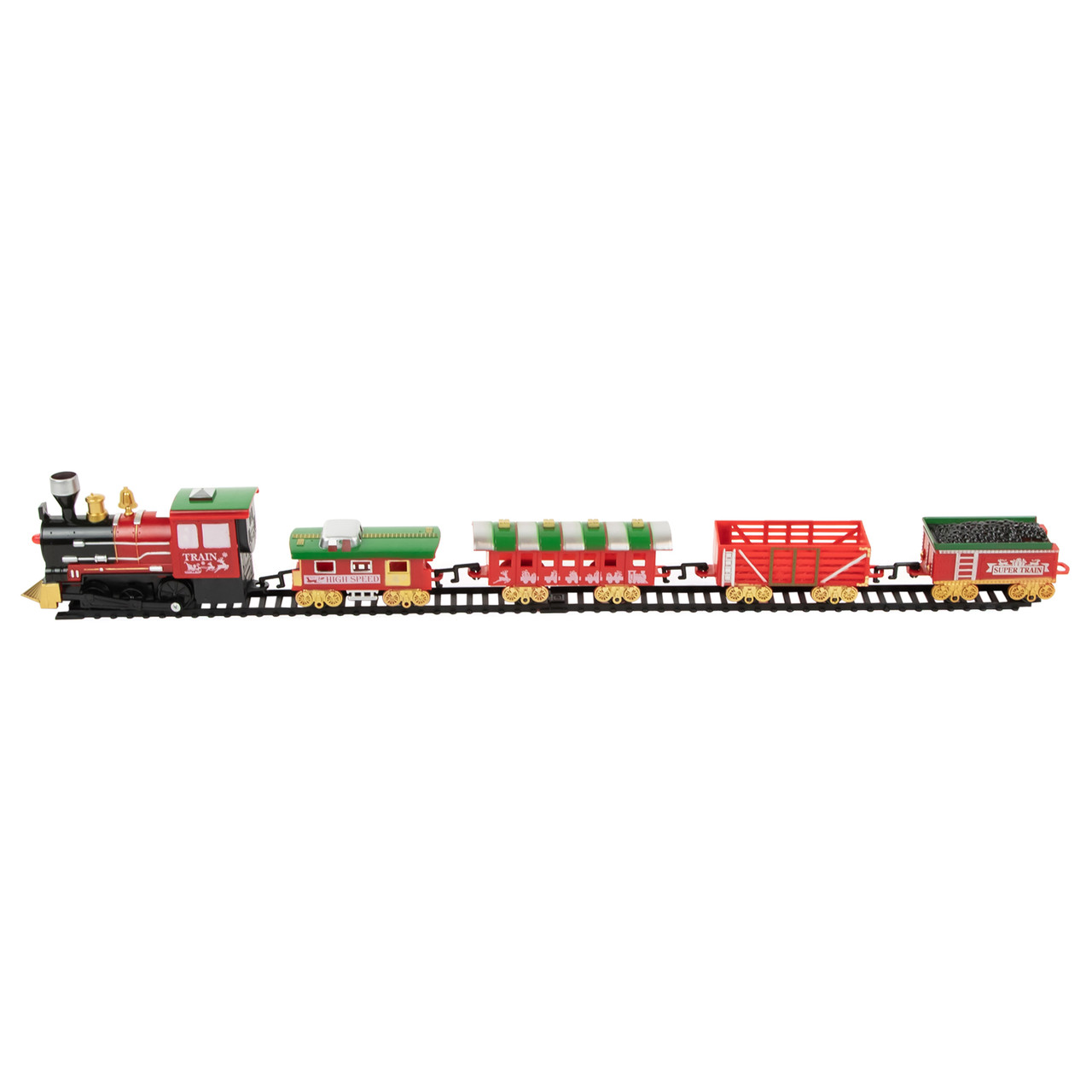 21-Piece Animated & Musical Classic Christmas Train Set | Christmas Central