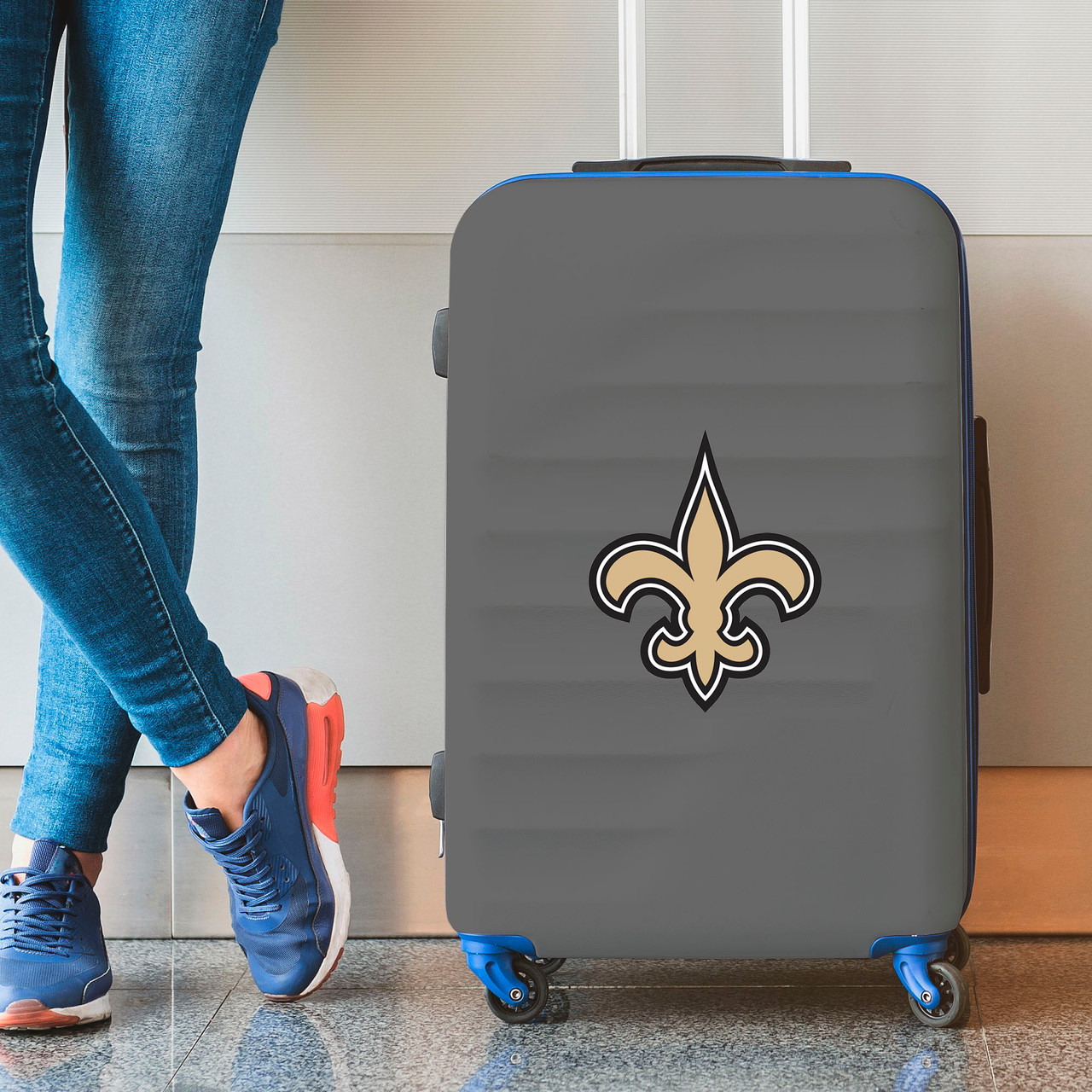8" NFL New Orleans Saints Large Decal Sticker | Christmas Central