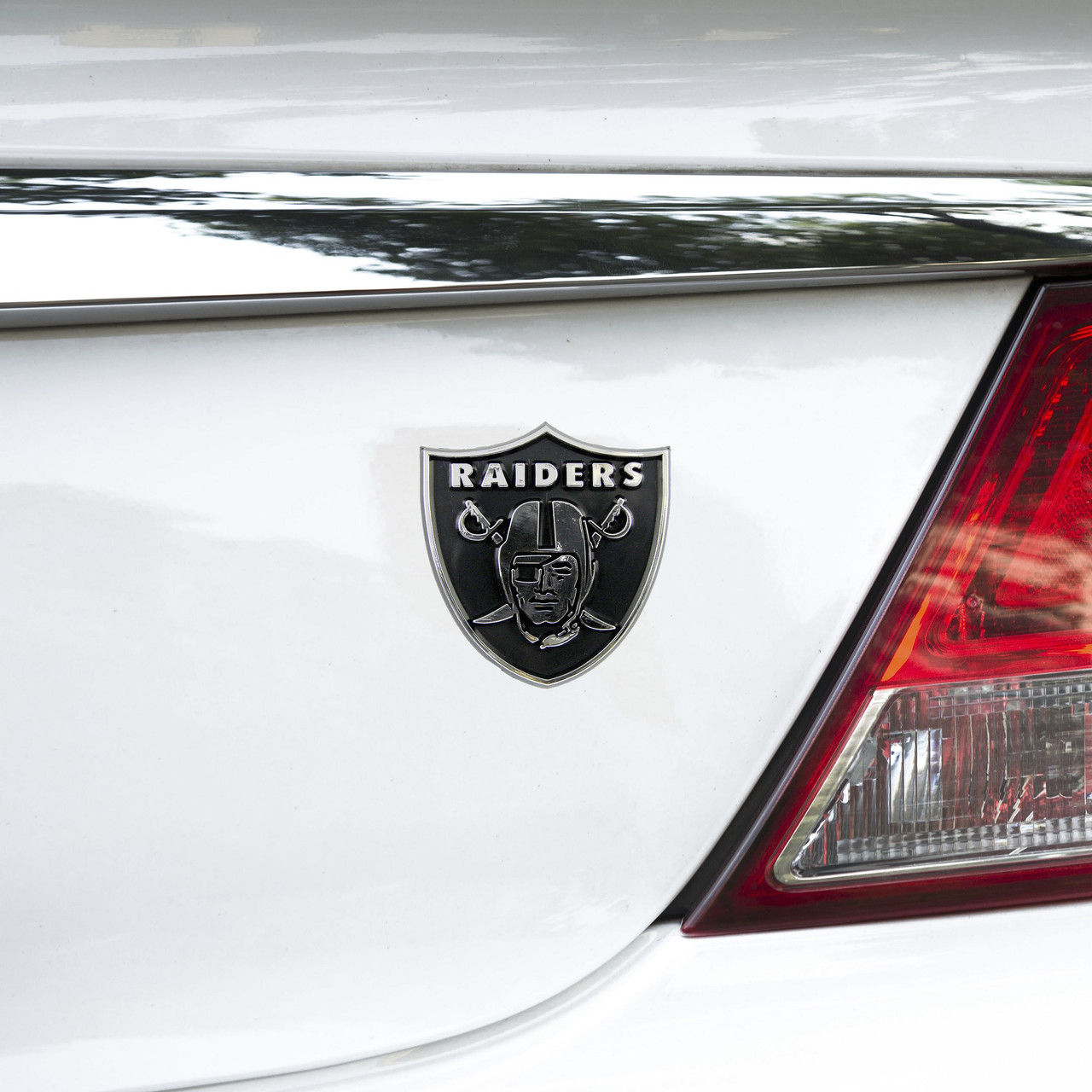 3.25” NFL Las Vegas Raiders Molded Chrome Emblem Exterior Auto ...