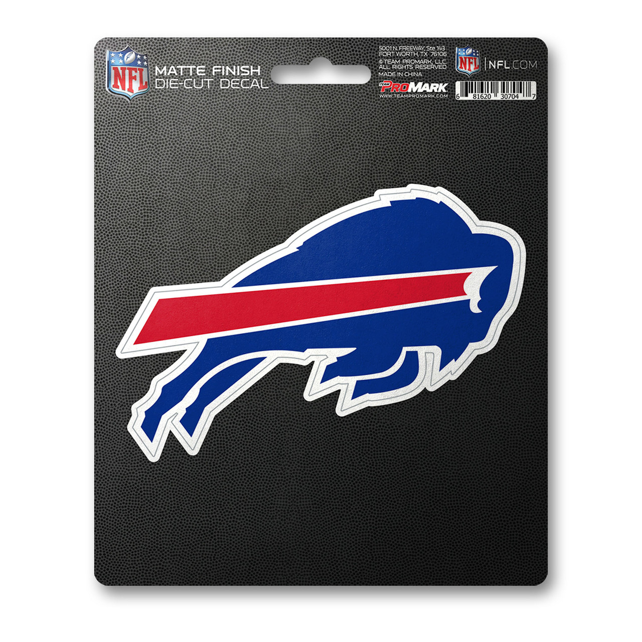 6.25" NFL Buffalo Bills Matte Automotive Decal Sticker | Christmas Central