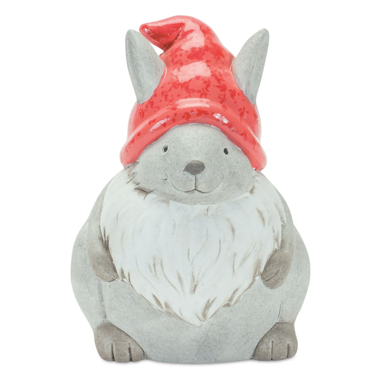 Set of 6 Gray & Red Animal Gnome Christmas Tabletop Figurines 5.5 ...
