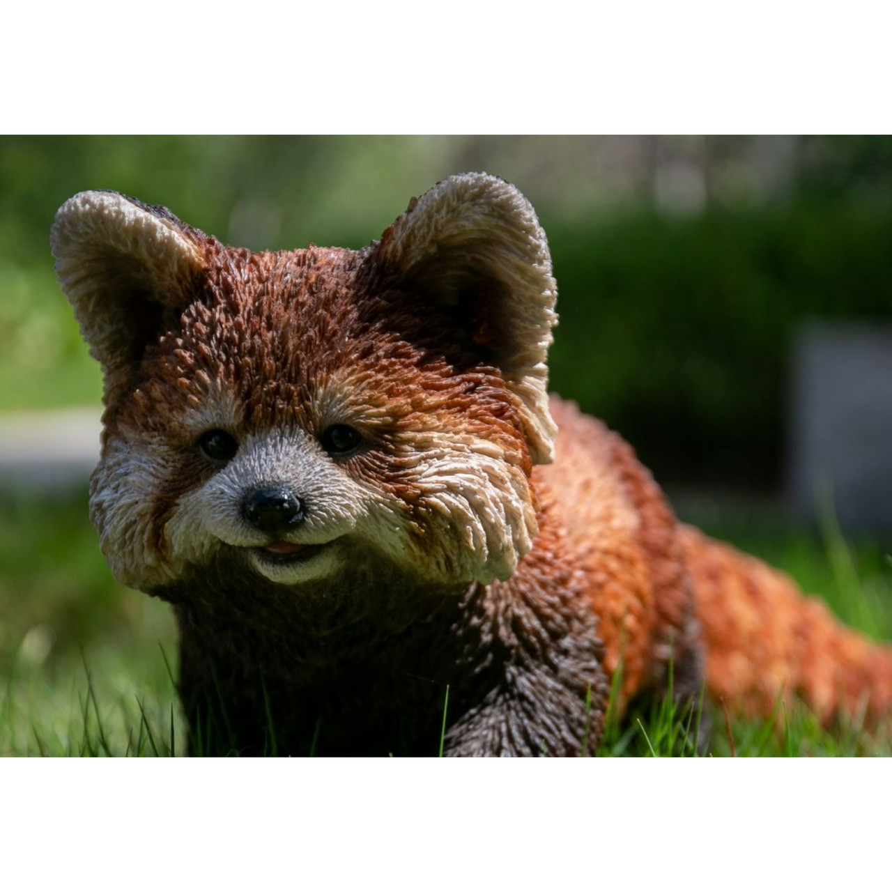 22.75" Walking Red Panda Cub Outdoor Garden Statue | Christmas Central
