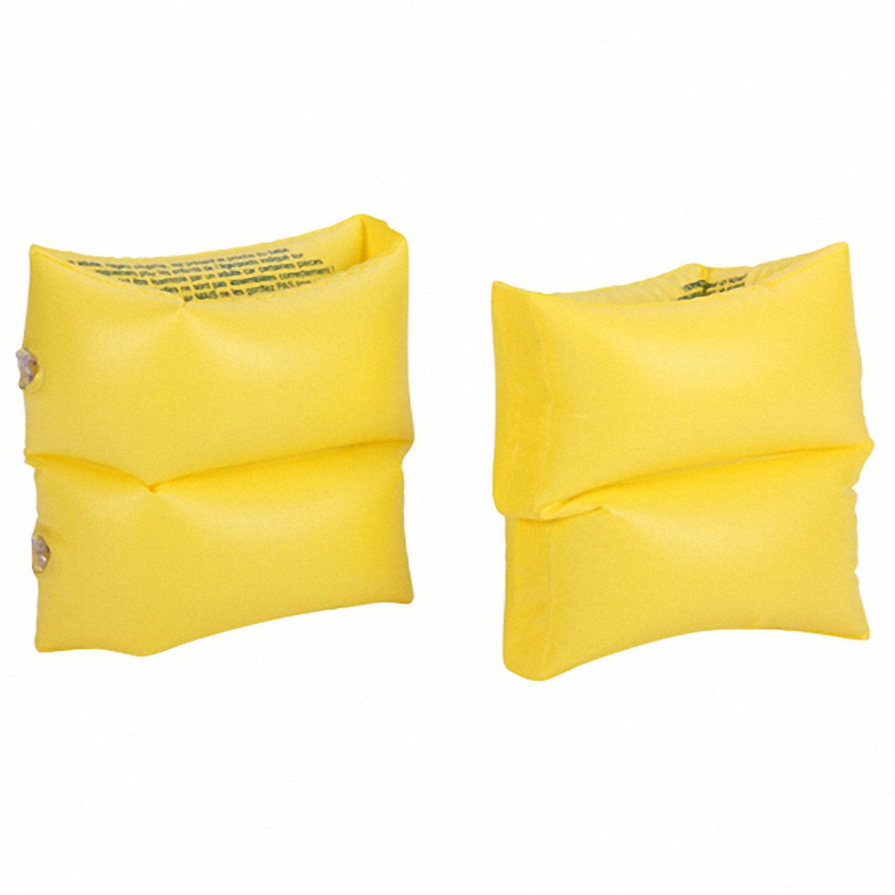 Set of 2 Inflatable Yellow Swimming Pool Arm Floats For Kids ...