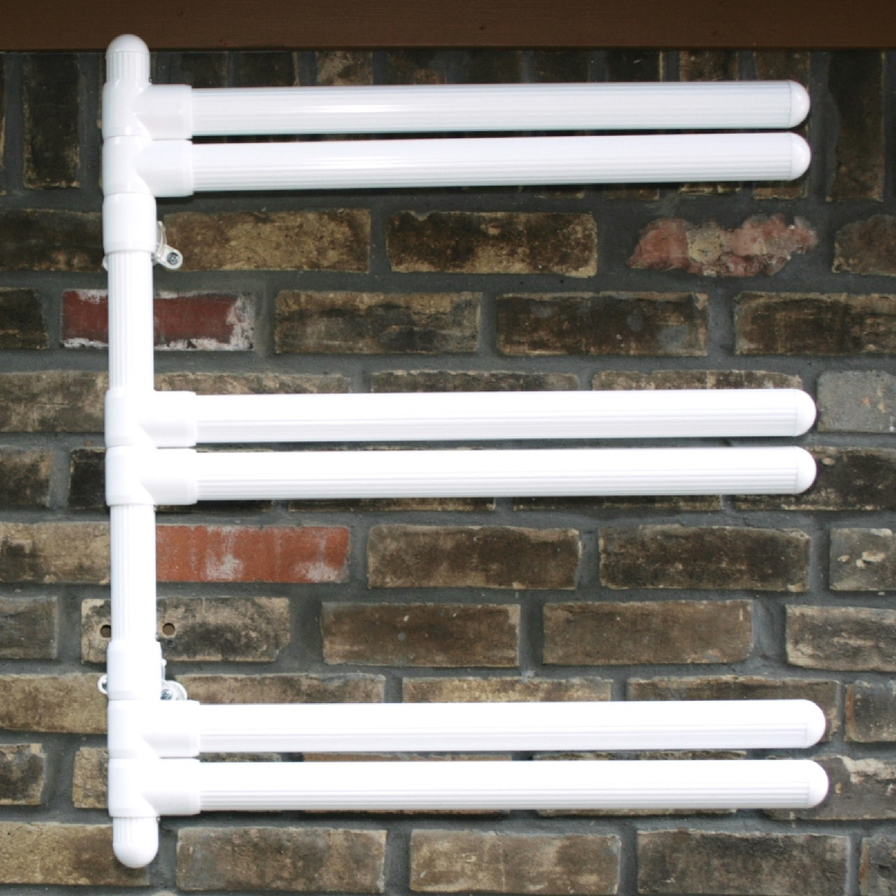 6-Rack Pool Float Hanging Rack - 28" - White | Christmas Central