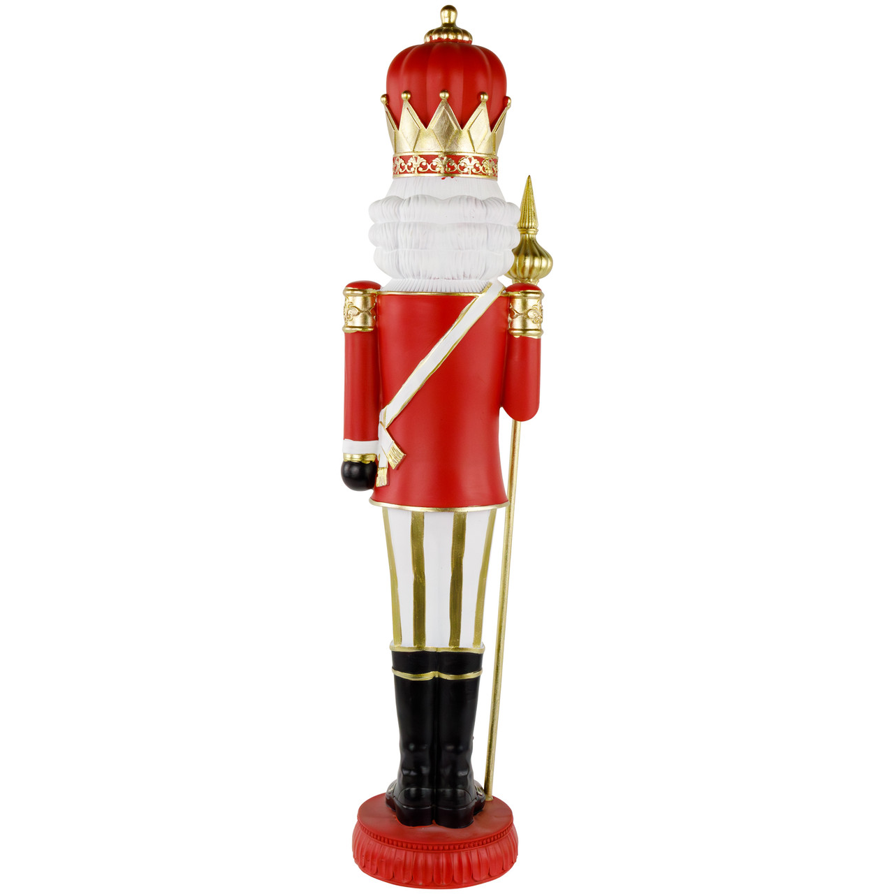 22" Red & Gold Christmas Nutcracker with Scepter | Christmas Central