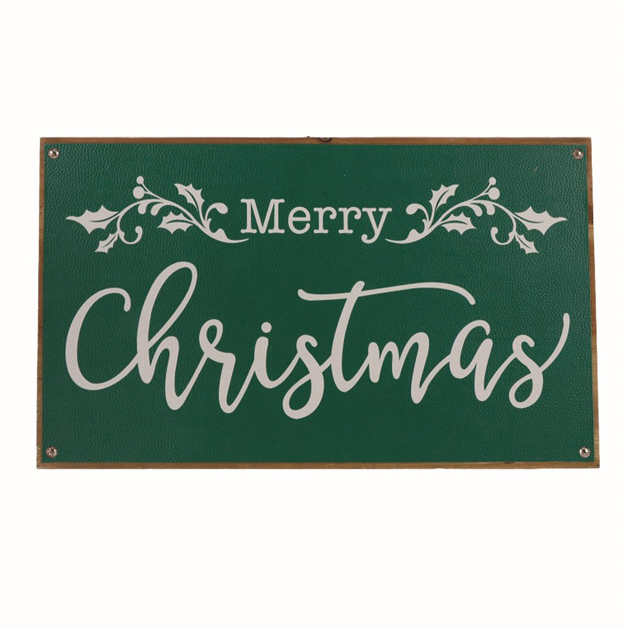 20" " Merry Christmas" Rectangular Wall Sign | Christmas Central