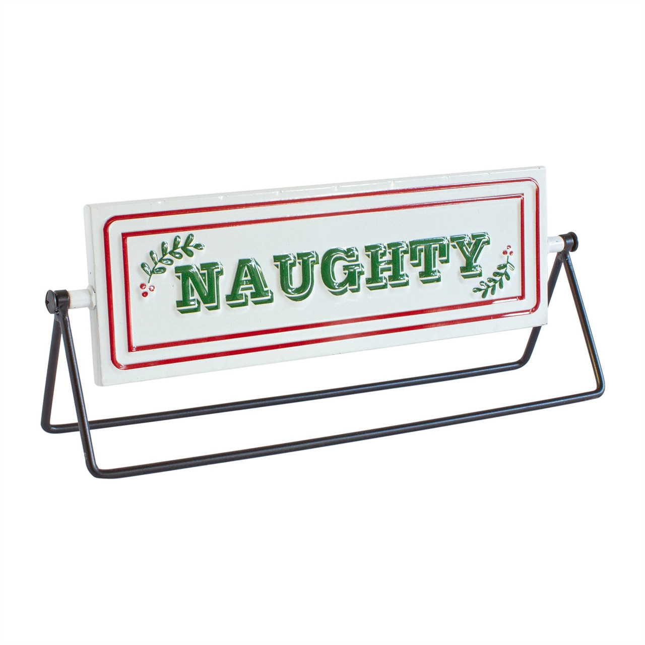 Reversible Christmas Santa Table Signs - 12.75" - Set of 2 | Christmas ...