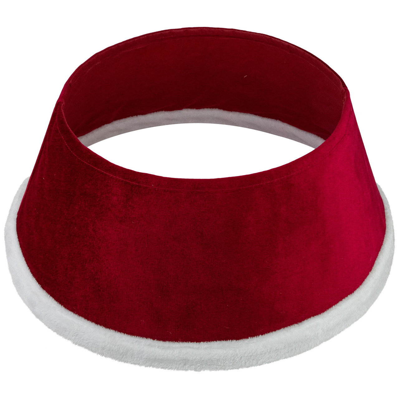 25" Red Santa Suit Round Christmas Tree Collar | Christmas Central