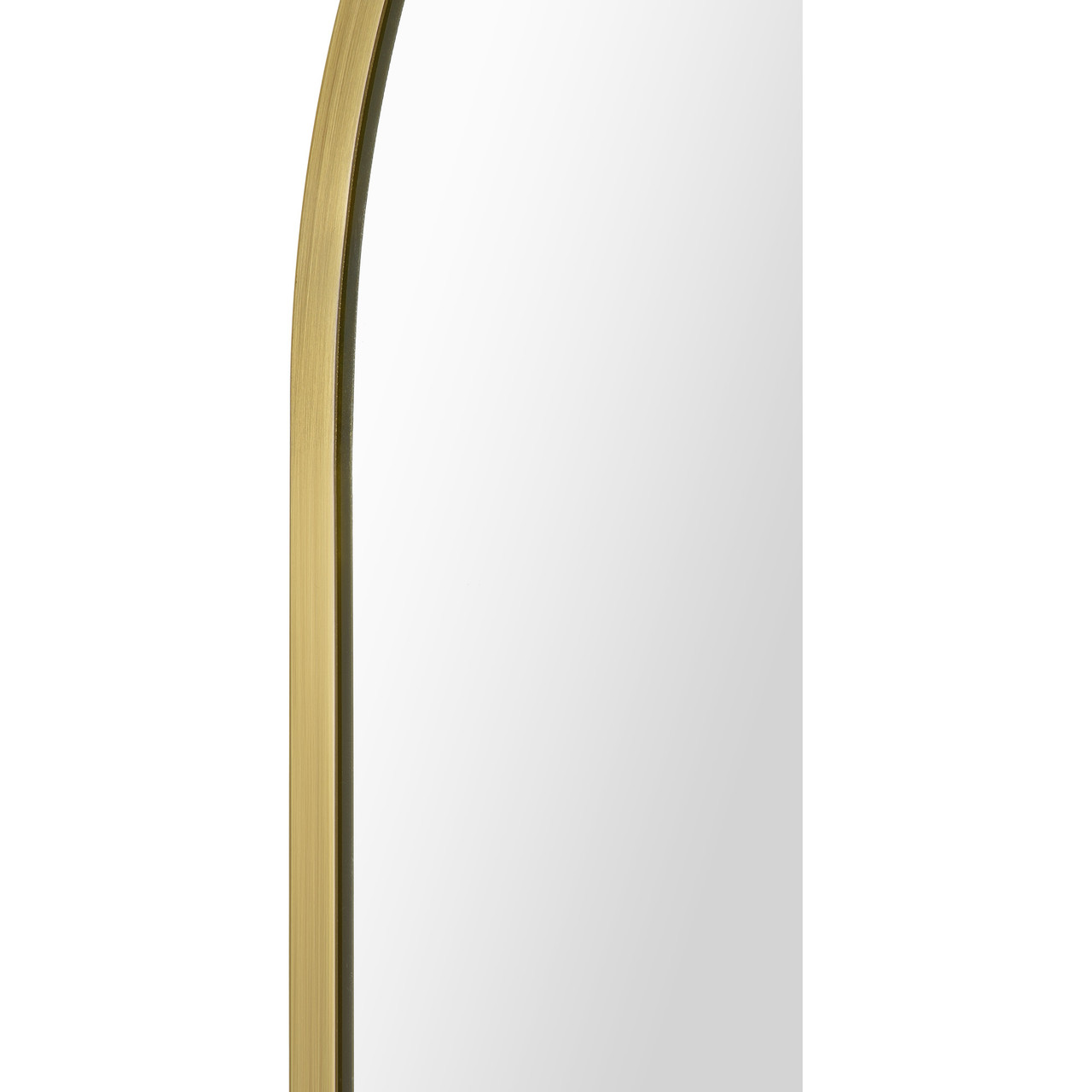 Durness Framed Wall Arch Mirror - 36" - Gold | Christmas Central