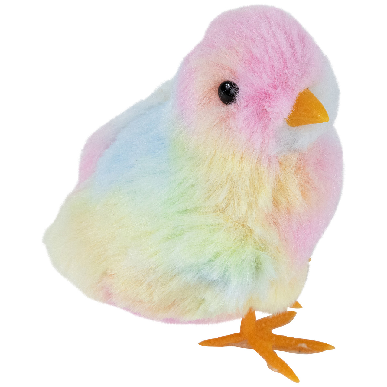 Plush Tie Dye Easter Chick Figurines - 4.25" - Set of 3 | Christmas Central
