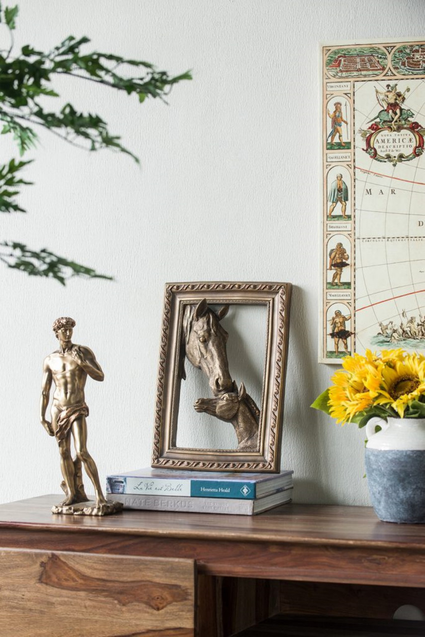 David Tabletop Statue - 13.75" - Gold | Christmas Central