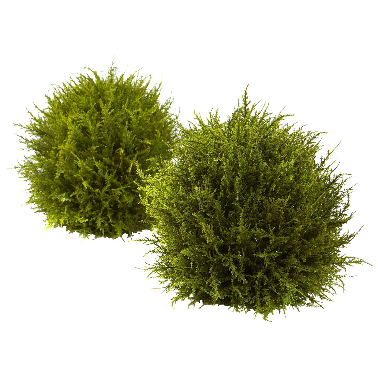 14" Cedar Decorative Sphere Topiary Artificial Tree | Christmas Central