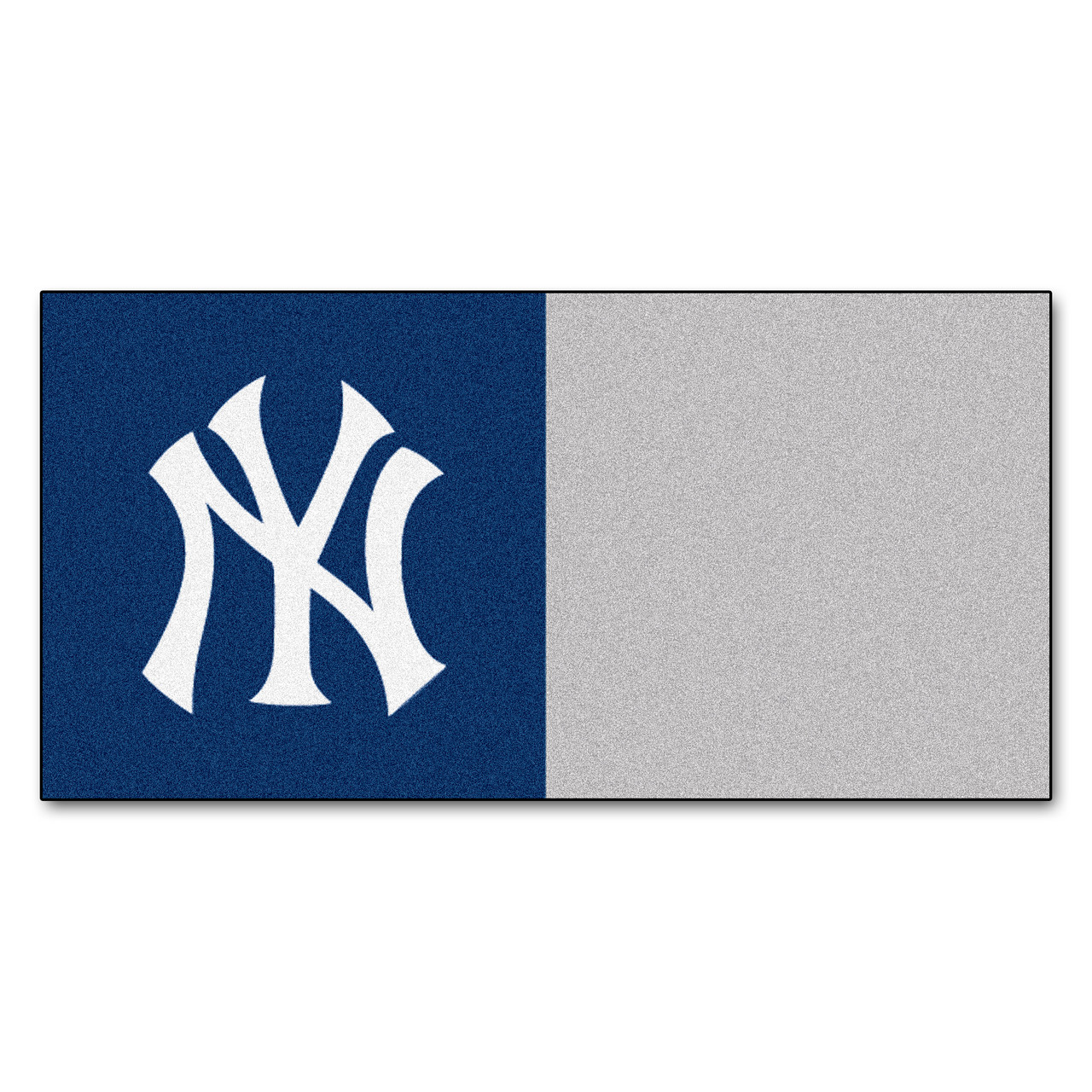 20pc Blue & Gray MLB New York Yankees Team Carpet Tile Set 18" x 18 ...