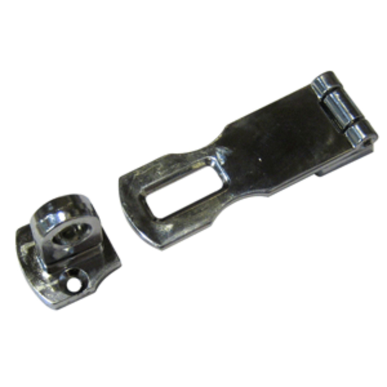 5" Stainless Steel Chrome Plated Swivel Eye Hasp | Christmas Central
