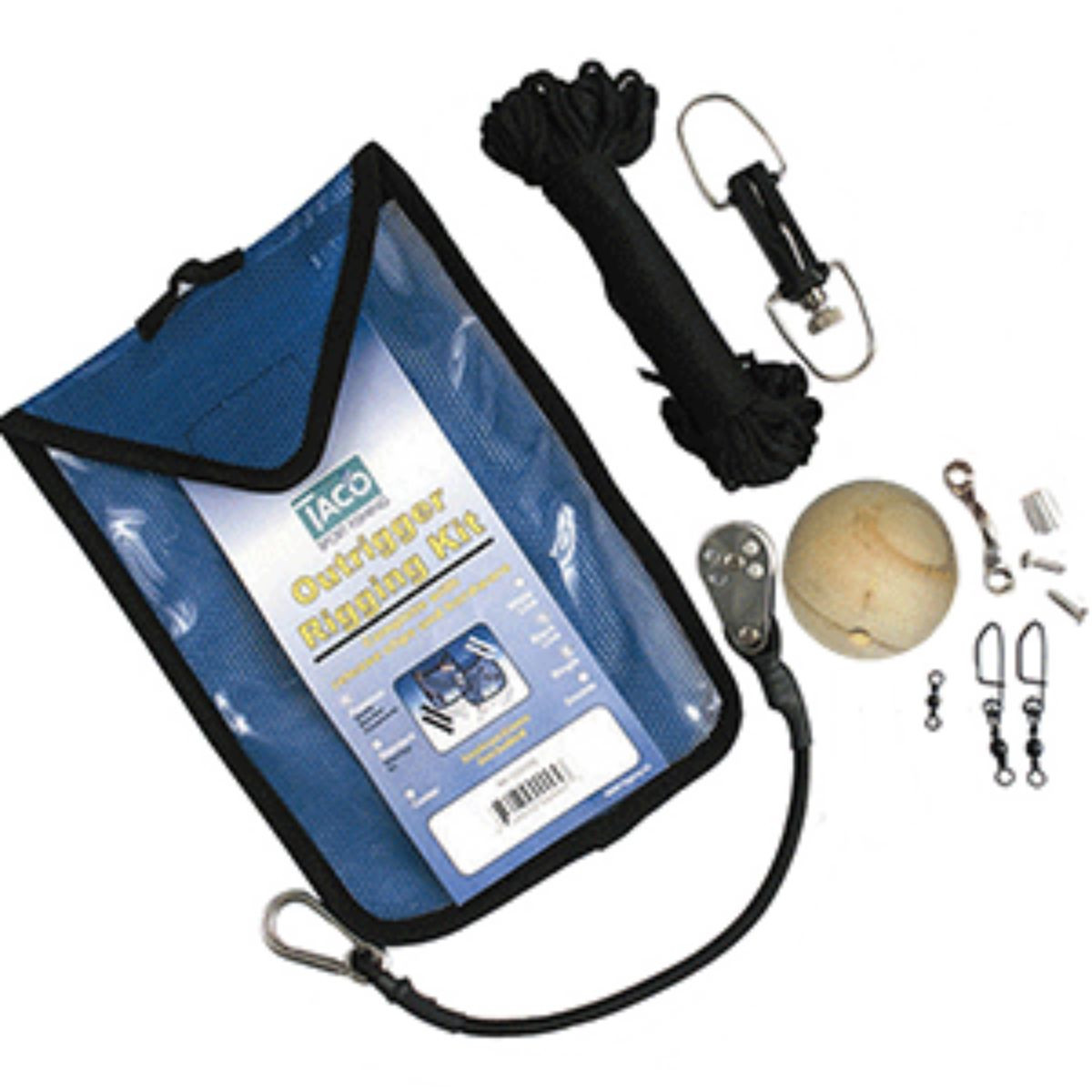 9" Blue & Black Premium Center Rigging Kit for Up to 25' Pole ...