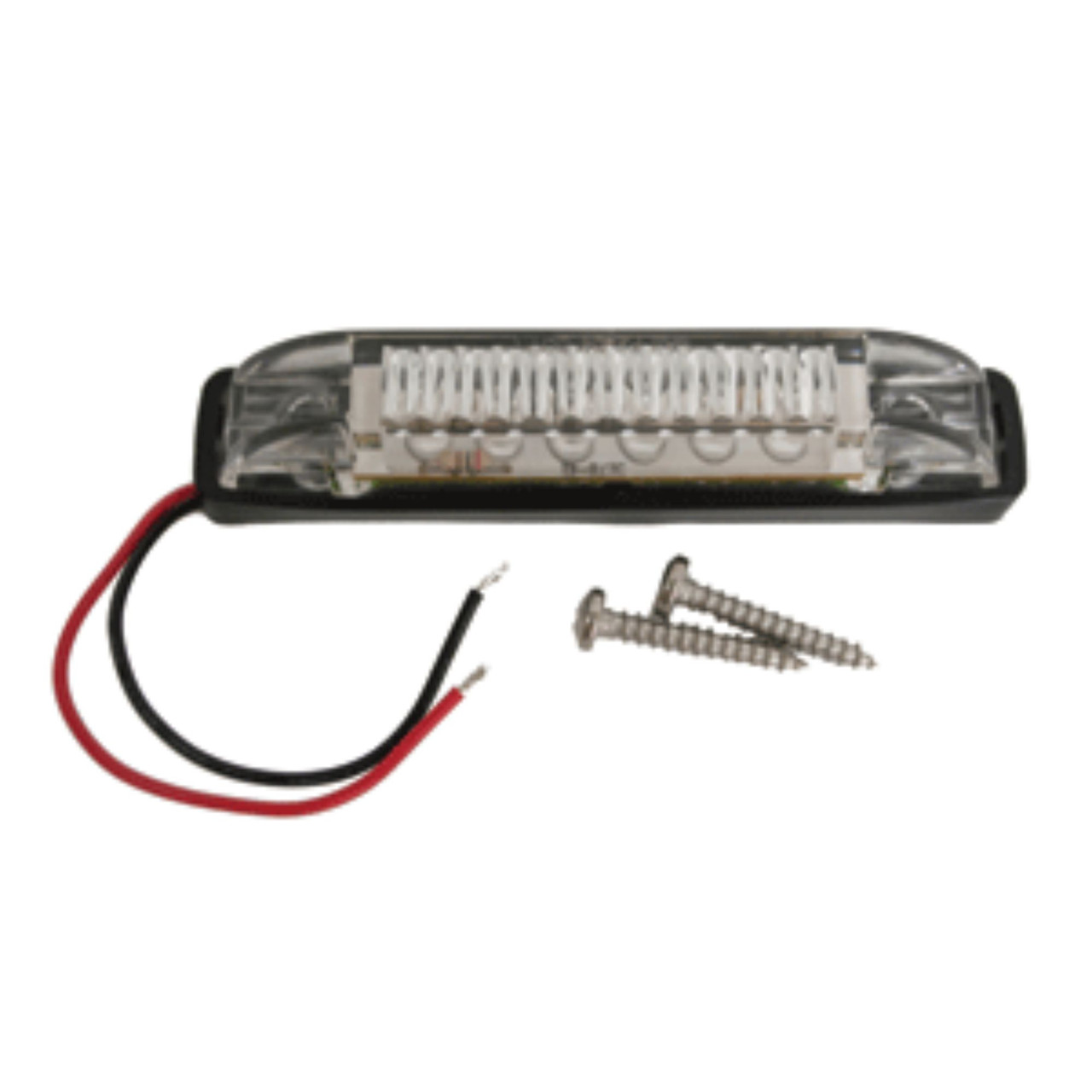 7" Black & Gray LED Utility Courtesy Light 12V | Christmas Central