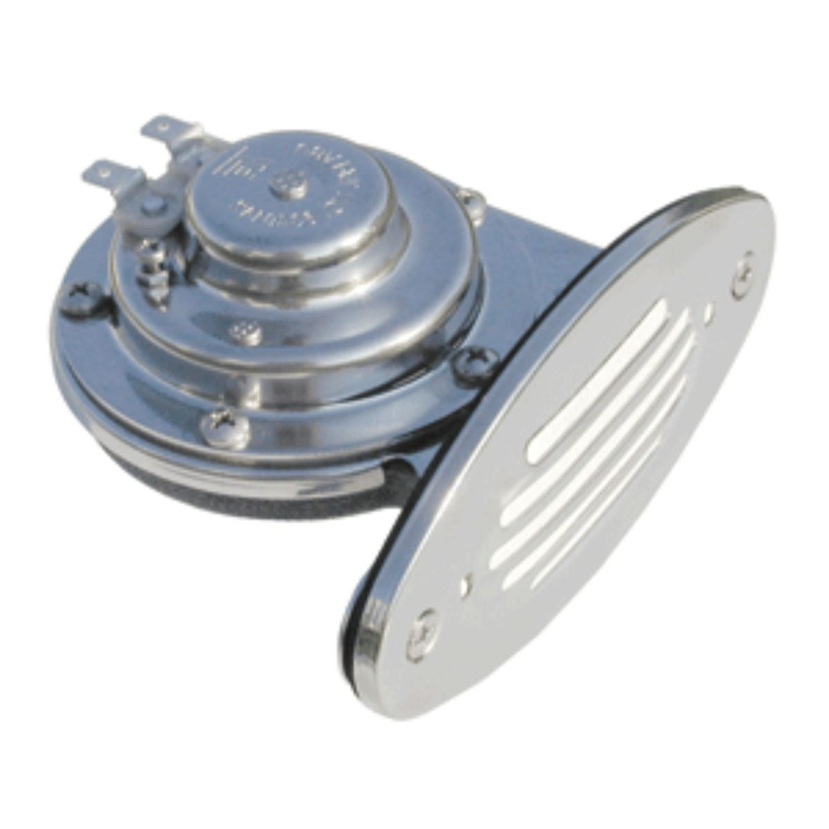 12" Silver Mini Single Drop-In Horn with Grill | Christmas Central