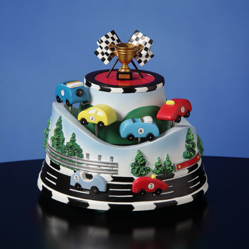 6" Animated Musical "Little Dreams Race Car" Race Cars Roller Coaster ...