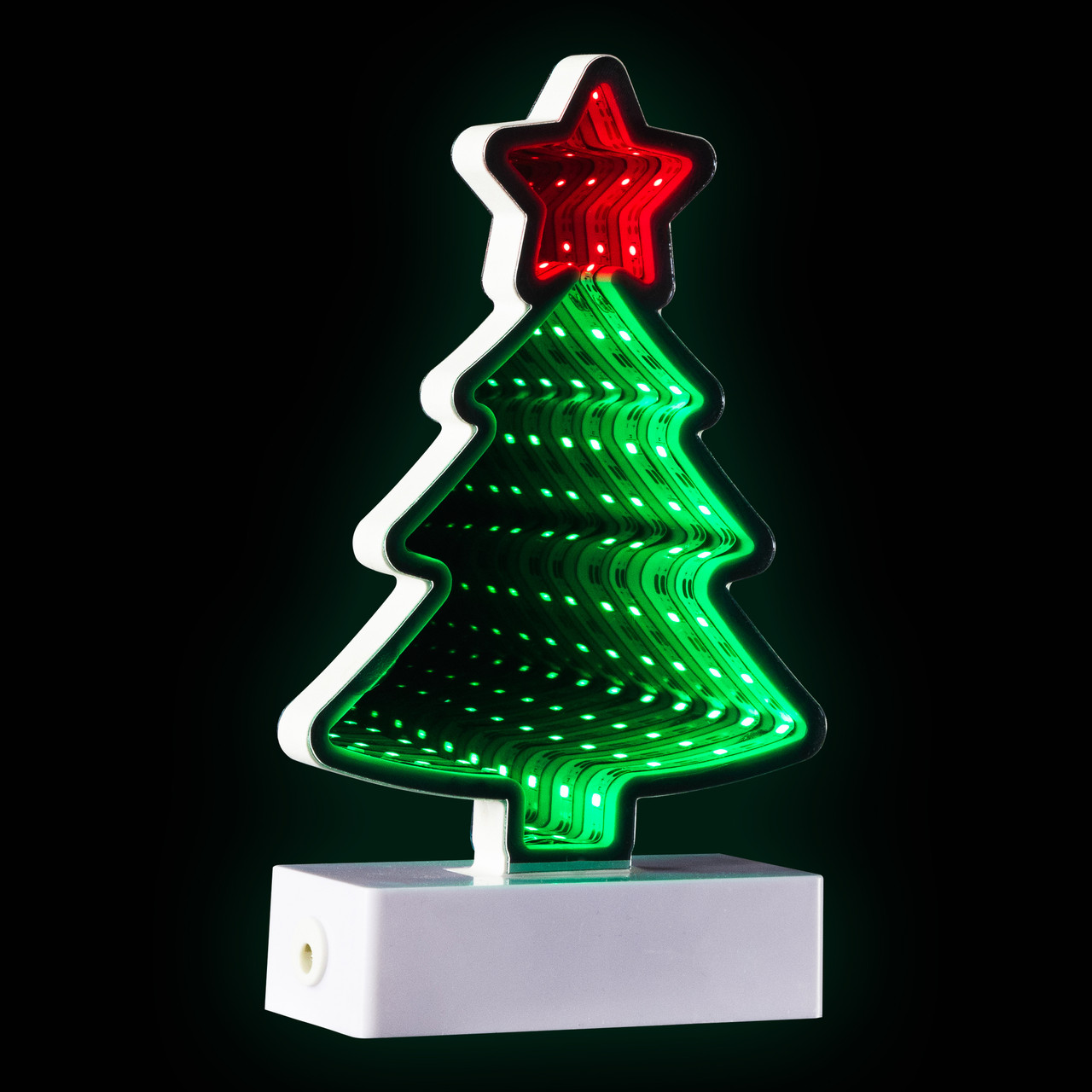LED 3D Christmas Tree Tunnel Light - 8" | Christmas Central