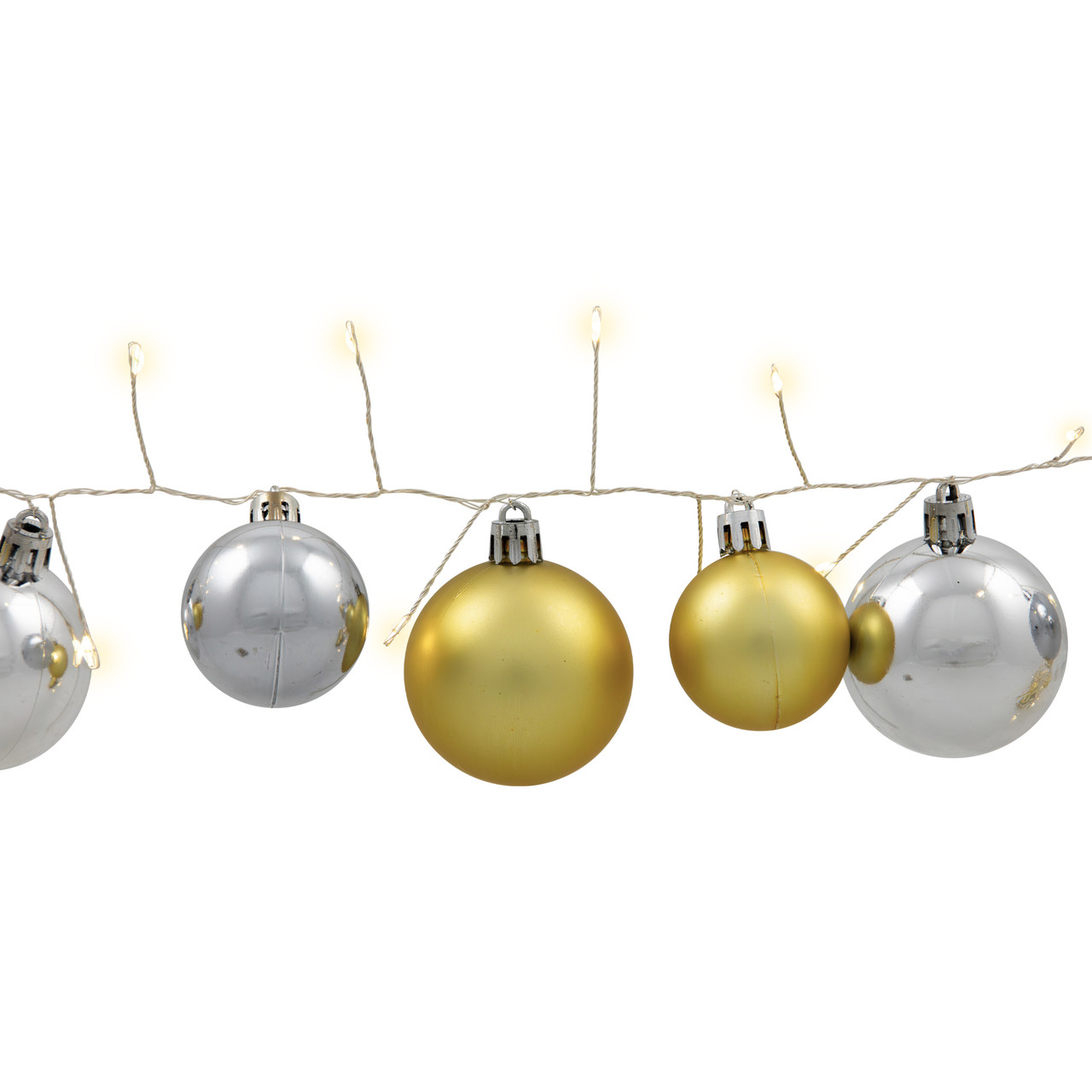 Ornament String Light Christmas Garland - Warm White - 3.75' - 50ct ...