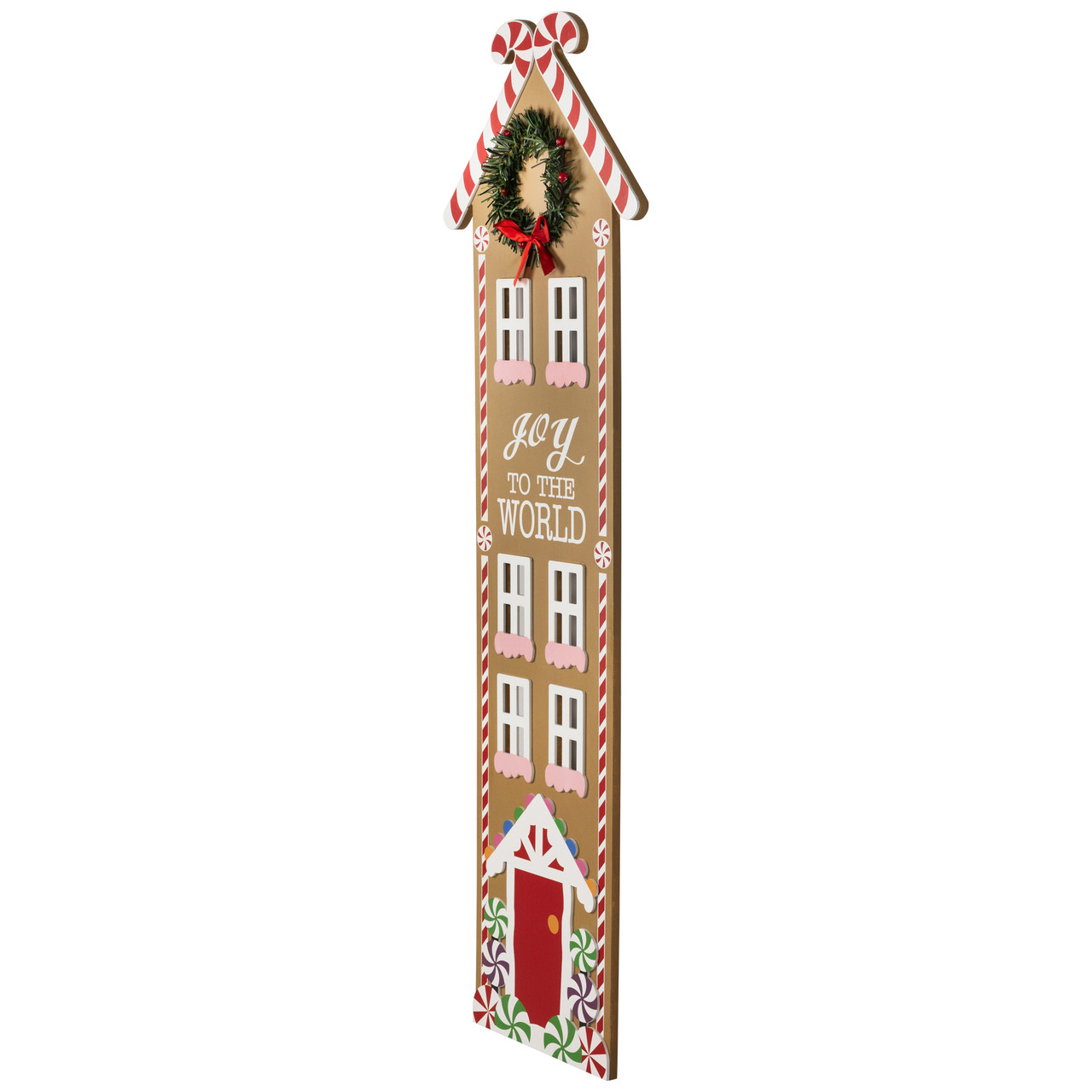 Gingerbread House "Joy to the World" Christmas Porch Sign - 36 ...