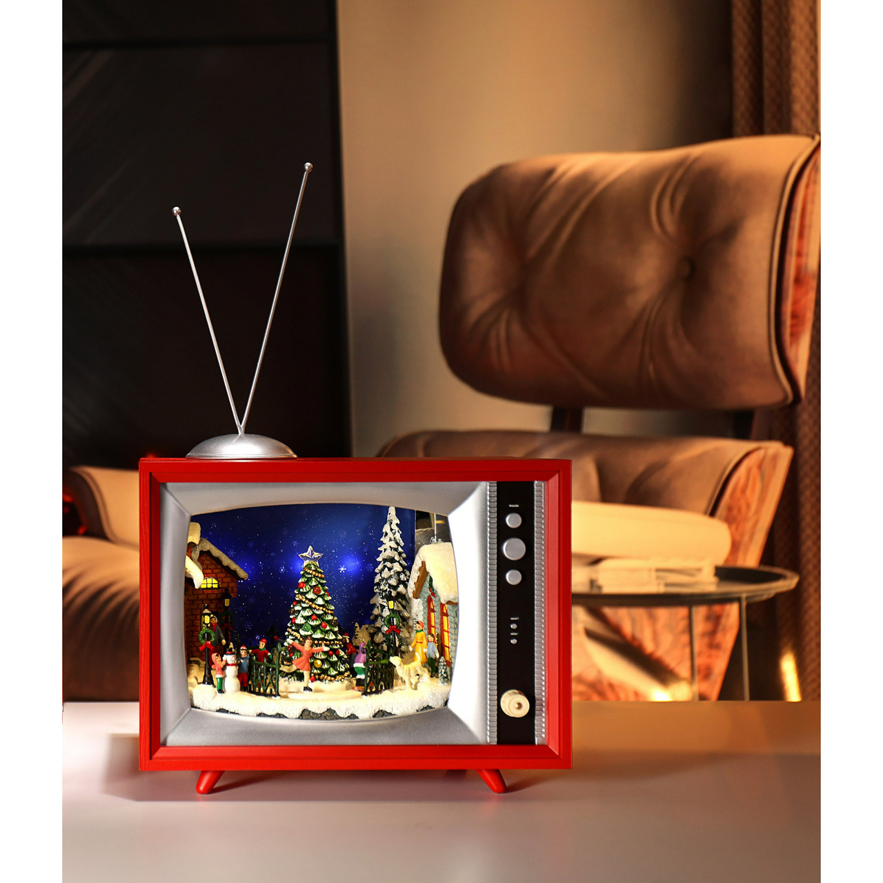 LED Lighted Christmas Tree TV Decoration - 15.5" - Set of 2 | Christmas ...
