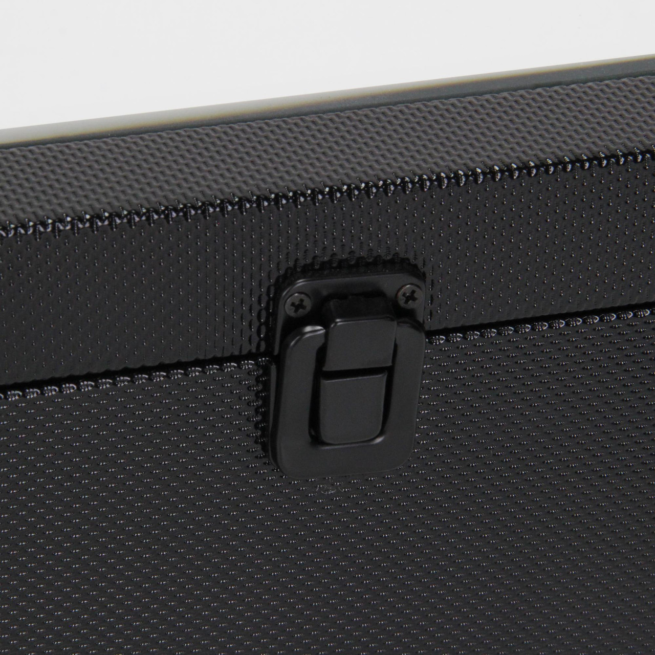 Woven Pattern Mirrored Storage Box Set - 10.25" - Black - Set of 2 ...