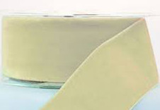 Velvet Creamy Ivory Wired Craft Ribbon 3" x 50 Yards | Christmas Central