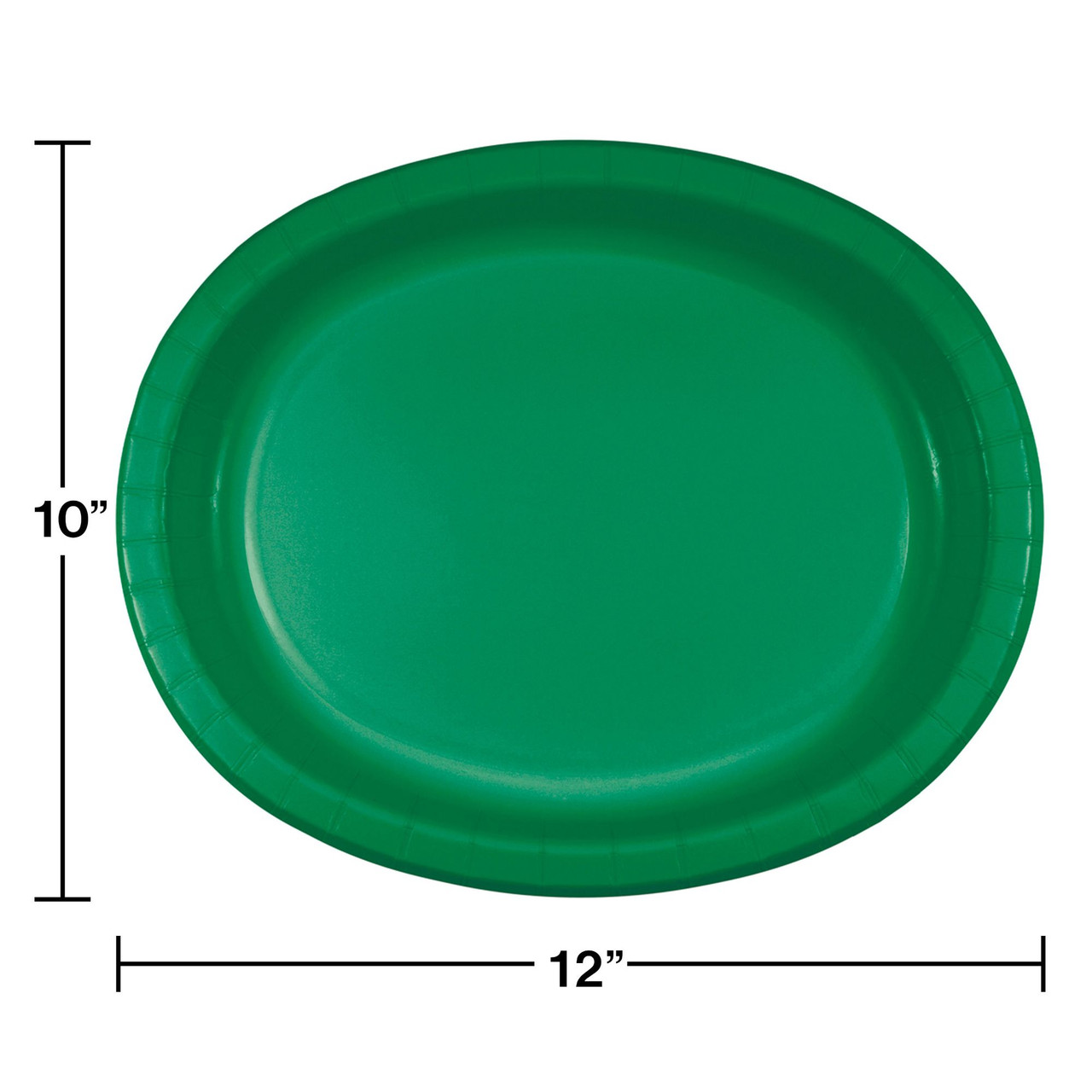 oval dining plates