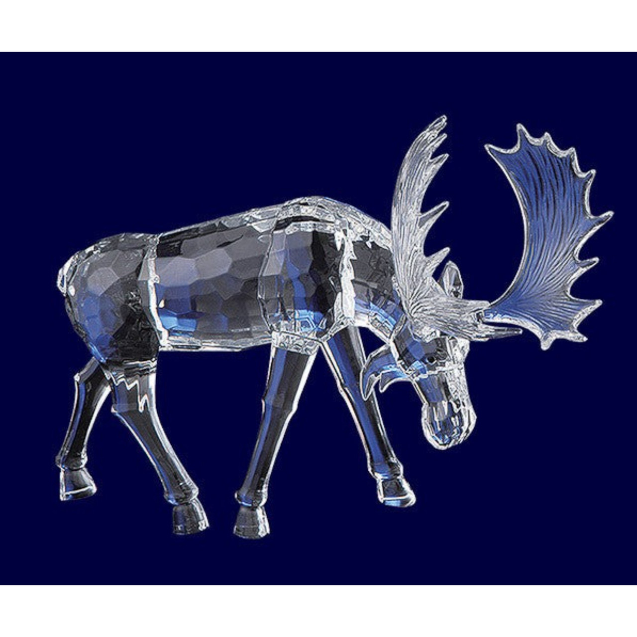 Icy Crystal Moose Christmas Figurines - 10.5" - Set of 2 | Christmas ...