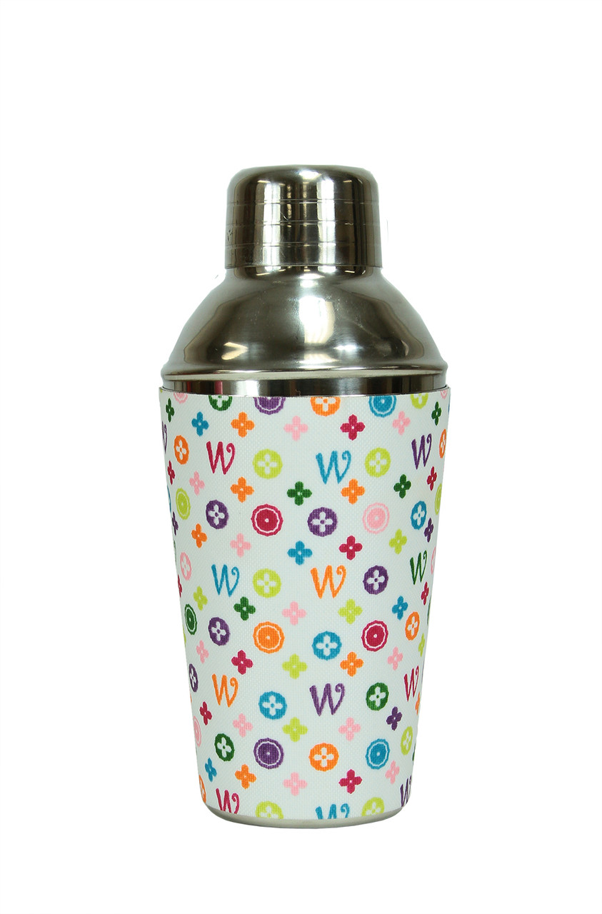 6.5" Fashion Avenue Monogrammed Stainless Steel Mini Martini Cocktail ...