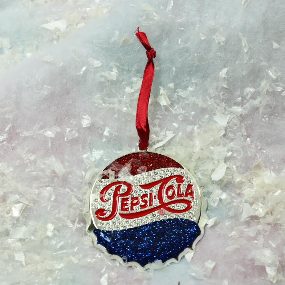 3" Blue & Red "PEPSI COLA" Bottle Cap Logo Christmas Ornament ...
