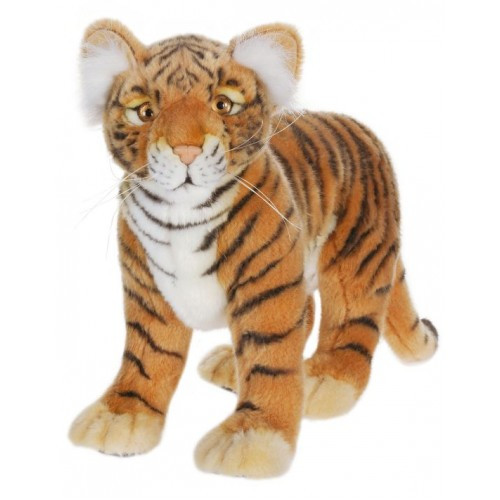 Set of 2 Lifelike Handcrafted Extra Soft Plush Standing Tiger Cub ...