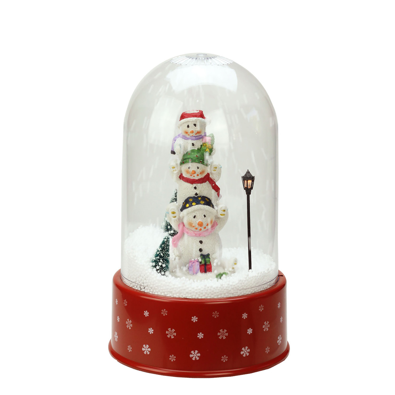 Lighted Musical Snowmen Glittering Christmas Snow Dome - 11.75 ...