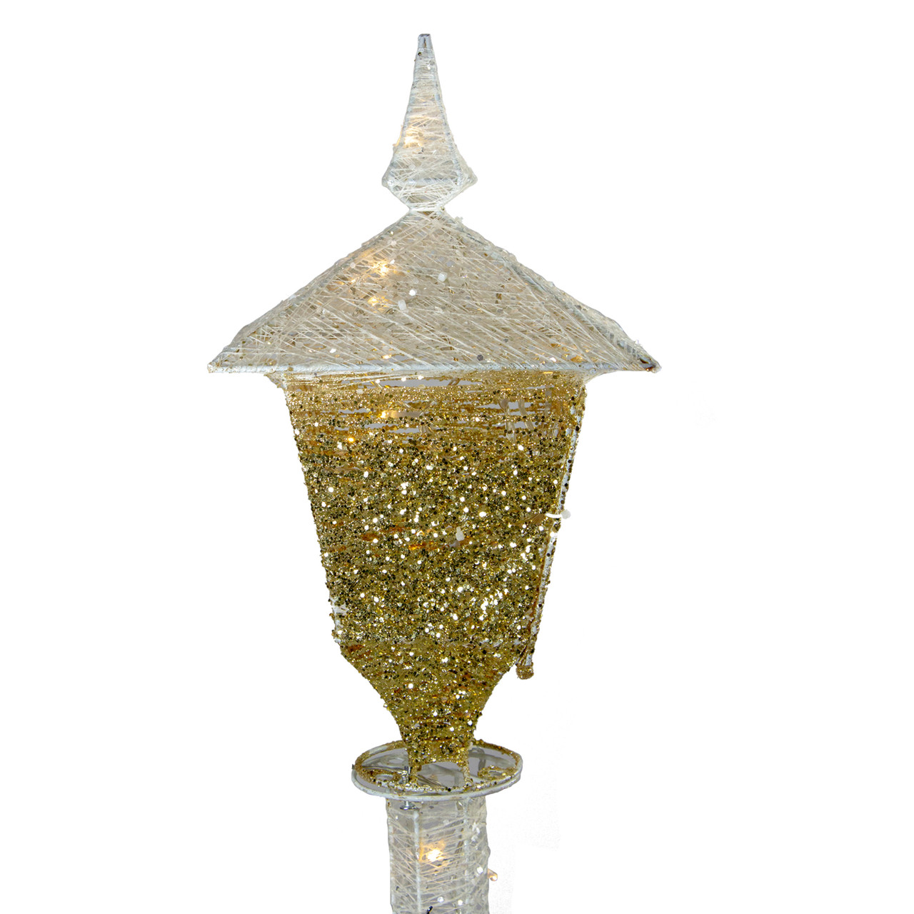 48" Cool White LED Lighted Christmas Outdoor Lamp Post | Christmas Central