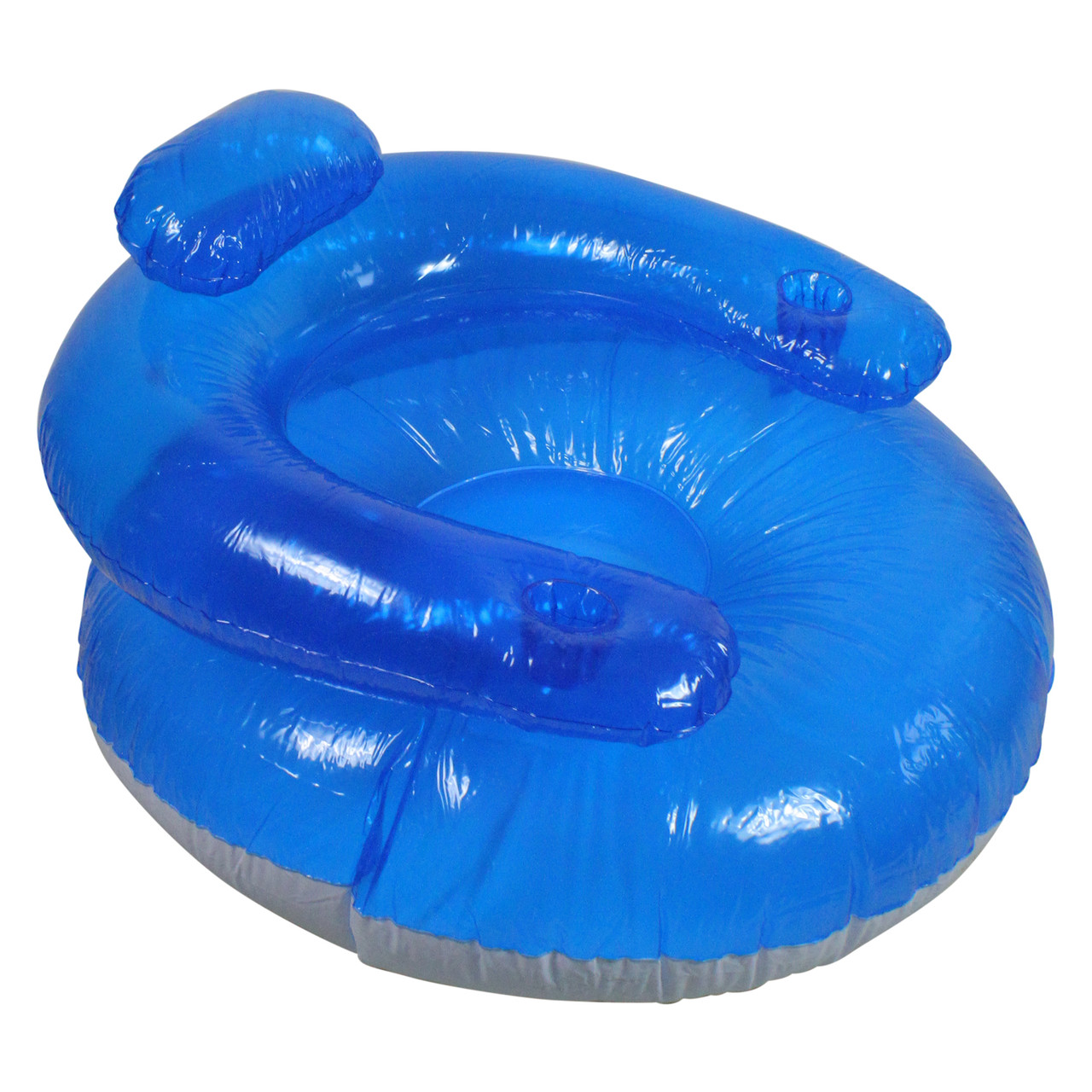 43" Inflatable Transparent Blue Swimming Pool Bubble Chair | Christmas ...