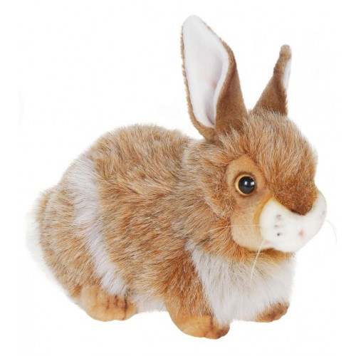 Set of 3 Lifelike Handcrafted Extra Soft Plush Brown Rabbit Stuffed ...