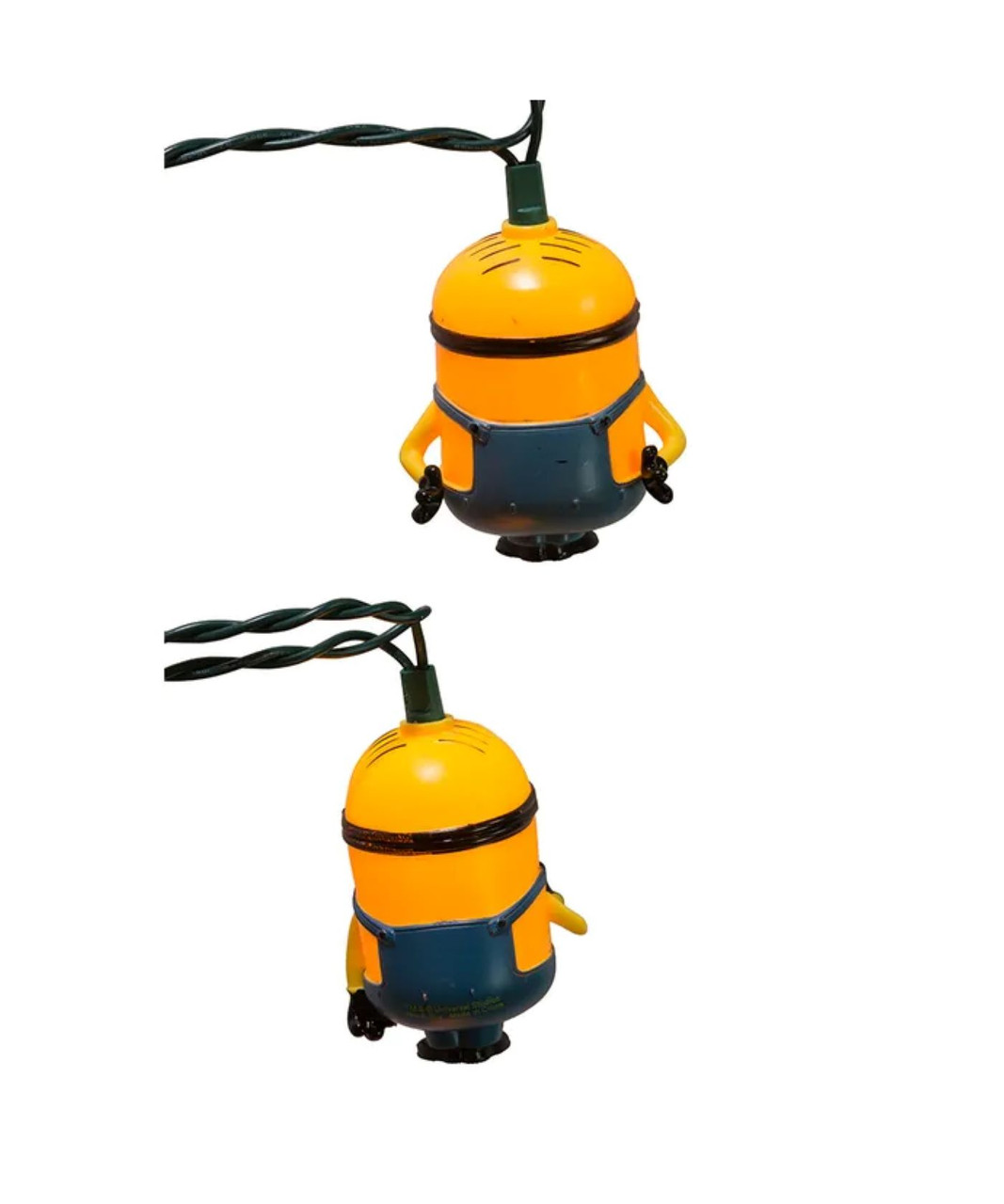 Despicable Me Minions Christmas Light Set - Clear - 9' Green Wire ...