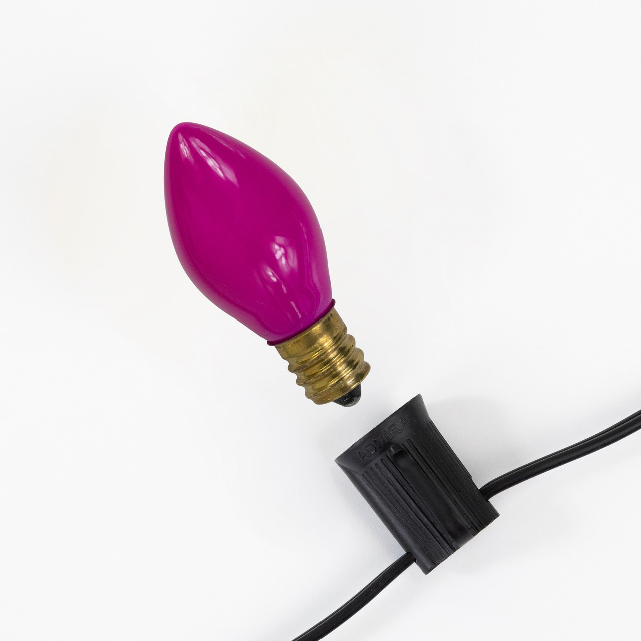 Pack of 25 Pink Incandescent C7 Christmas Replacement Bulbs | Christmas ...