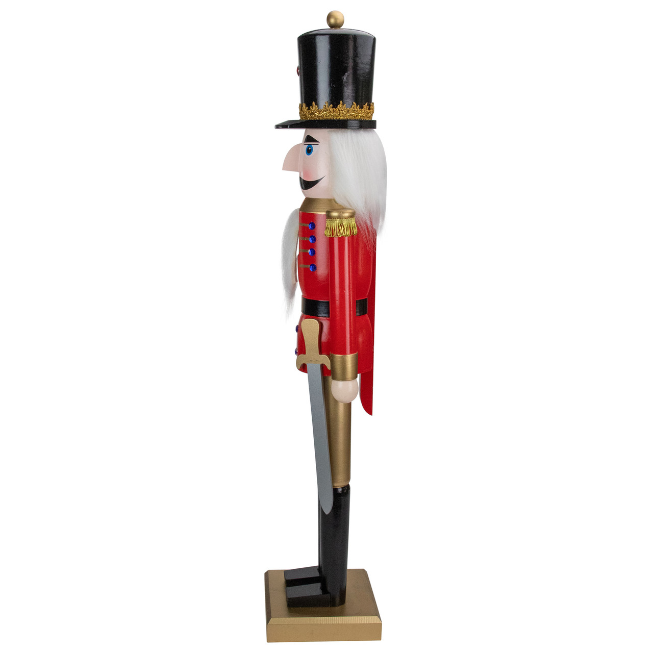 36" Red & Gold Christmas Soldier Nutcracker with Sword | Christmas Central