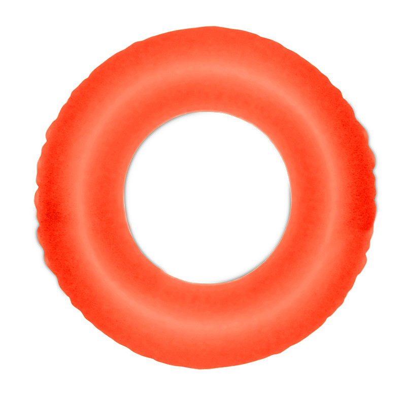 35" Inflatable Neon Orange Swimming Pool Inner Tube | Christmas Central