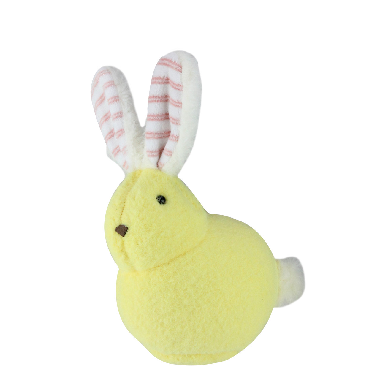 9" Lemon Yellow Plush Rabbit Easter Tabletop Figure | Christmas Central