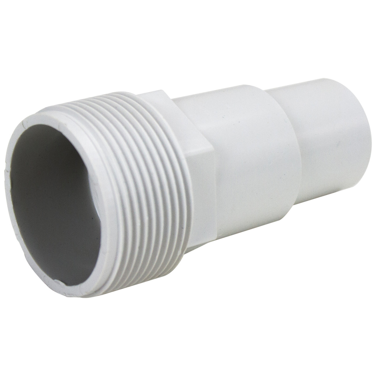 4" White Swimming Pool or Spa Threaded Hose Adapter | Christmas Central