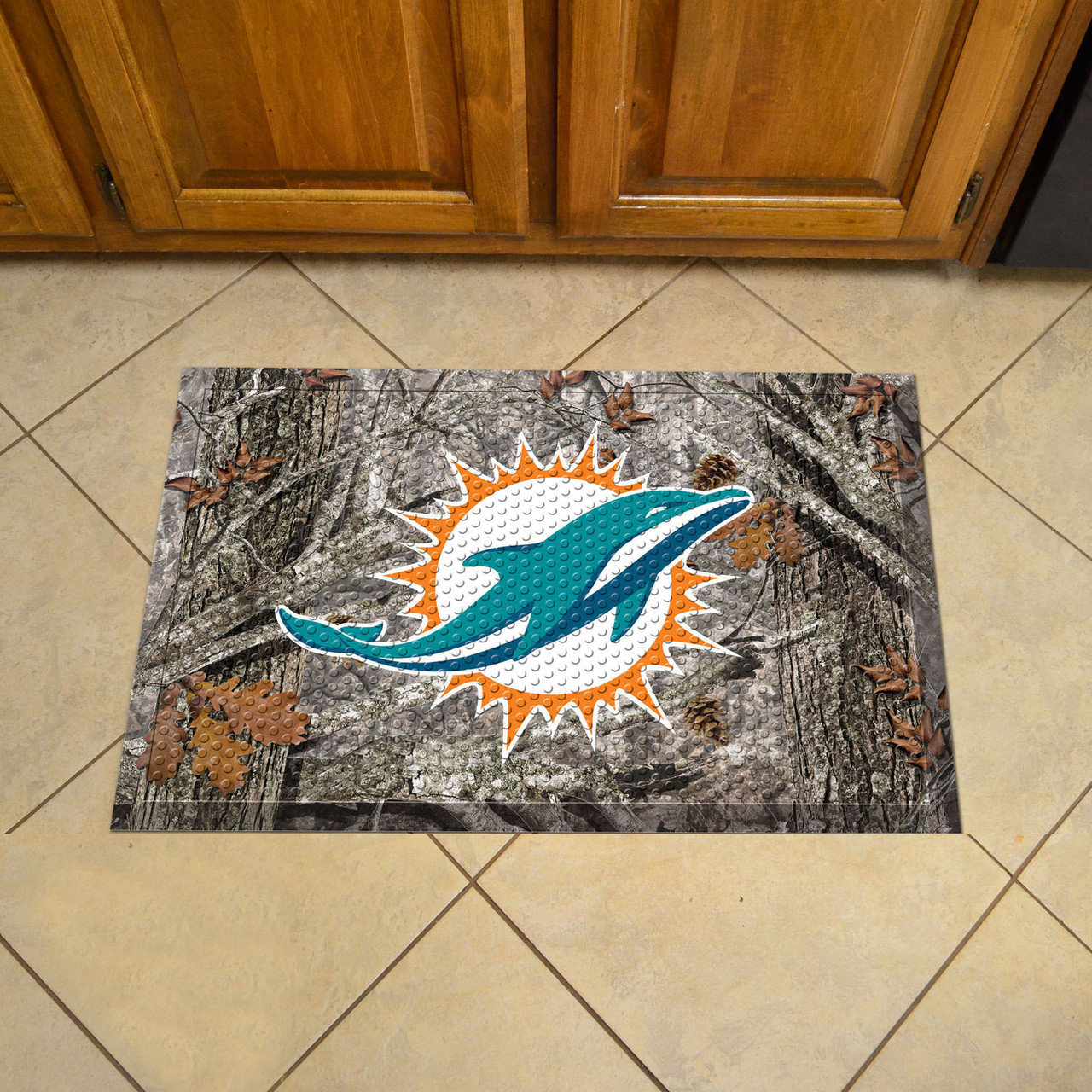 NFL Miami Dolphins Rectangular Shoe Scraper Door Mat | Christmas Central
