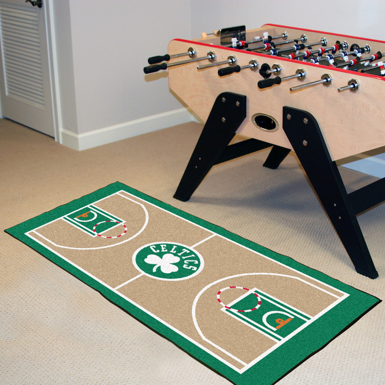NBA Boston Celtics NBA Court Non-Skid Mat Area Rug Runner | Christmas ...