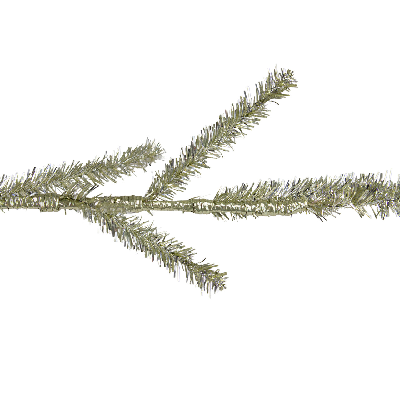 5' Champagne Tinsel Artificial Christmas Twig Tree - Unlit | Christmas ...