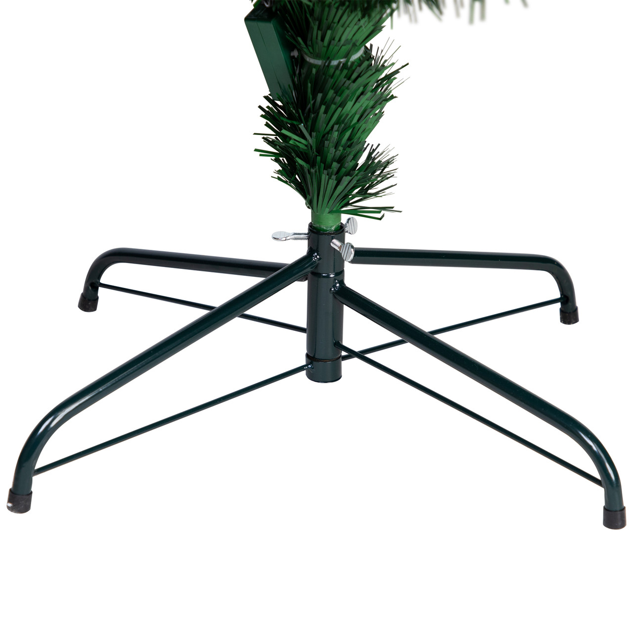 Pre-Lit Medium Color Changing Fiber Optic Artificial Christmas Tree - 7 ...
