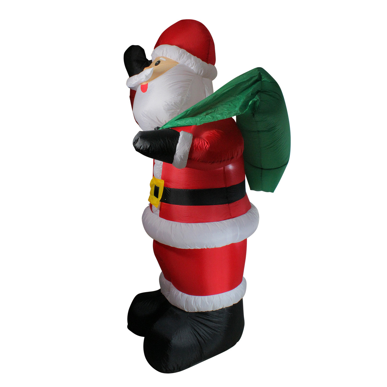 8' Outdoor Animated, Inflatable & Lighted Standing Santa Claus Yard ...