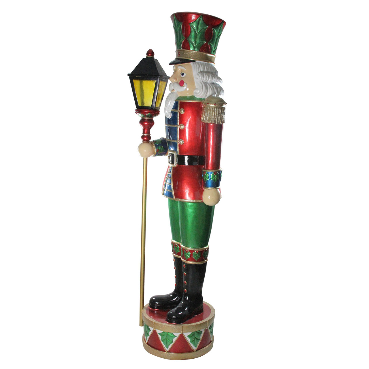 Commercial Christmas Nutcracker & Street Lamp Outdoor Decoration - 6 ...