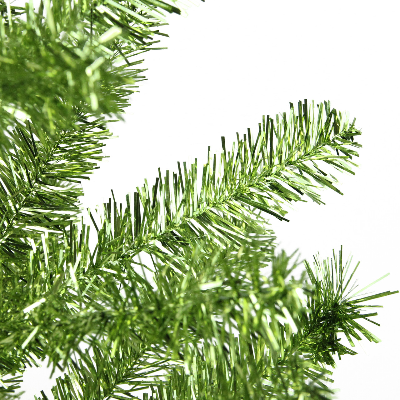 3' Medium Green Tinsel Pine Twig Artificial Christmas Tree - Unlit ...